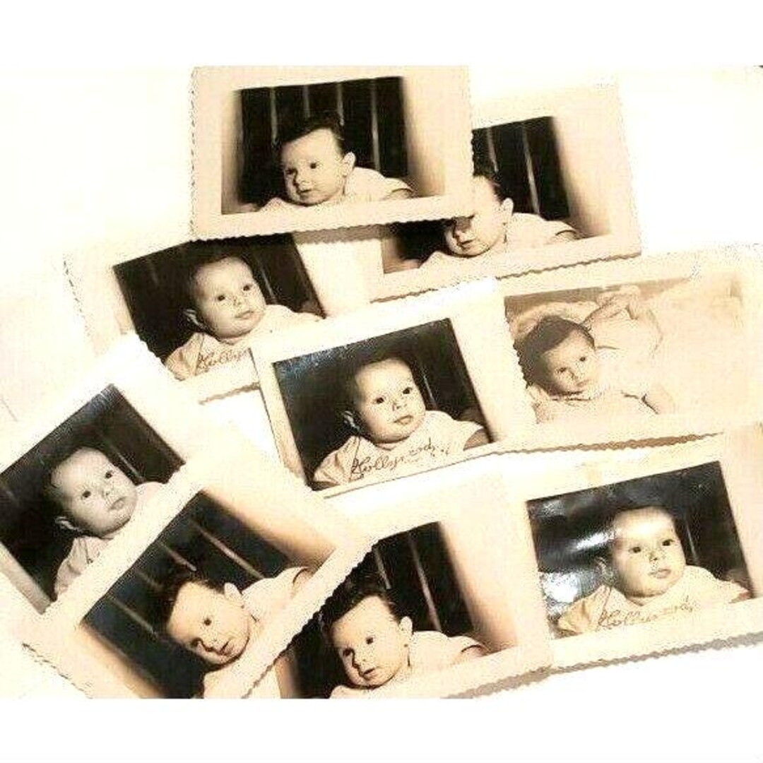 1950s Baby Boy Snapshot Photos Infant Photograph Hollywood California ...