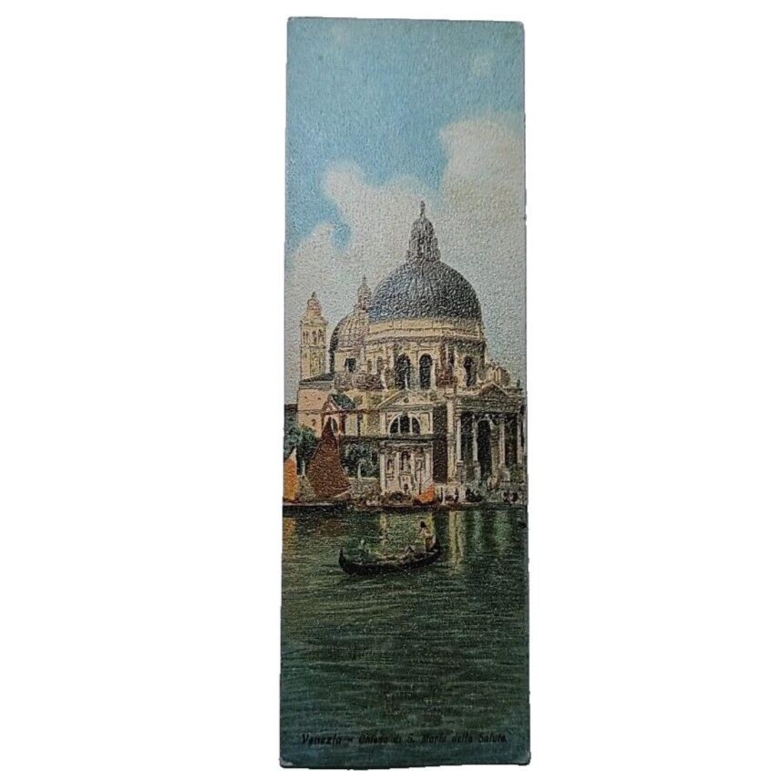 Vintage Bookmark Postcard Venezia Italia Venice Italy Ephemera 1920s ...