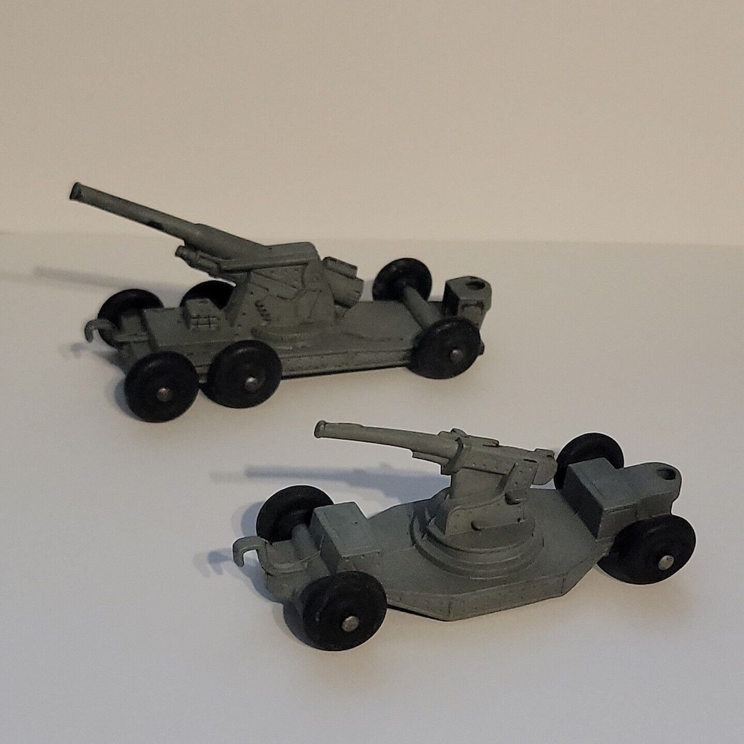Tootsietoy Howitzer Cannon WWII US Army Vintage Toys Diecast Army AA ...