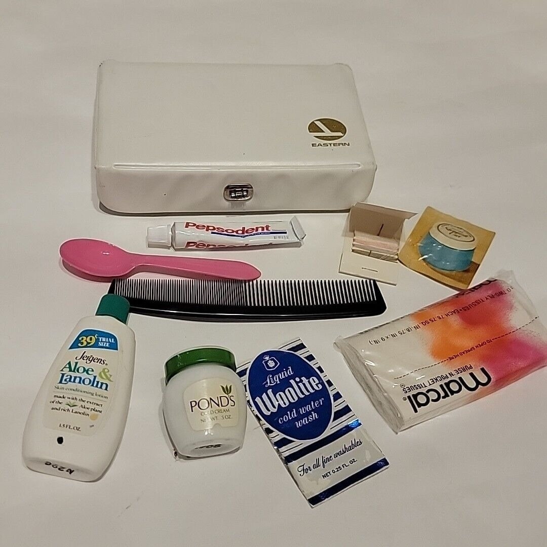 Vintage Eastern Airlines Amenity Kit Travel Overnight First Class ...