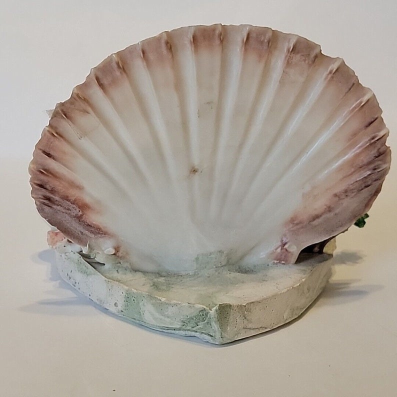 Vintage Jesus Crucifix Sea Shell Beach Souvenir Holy Water Font ...