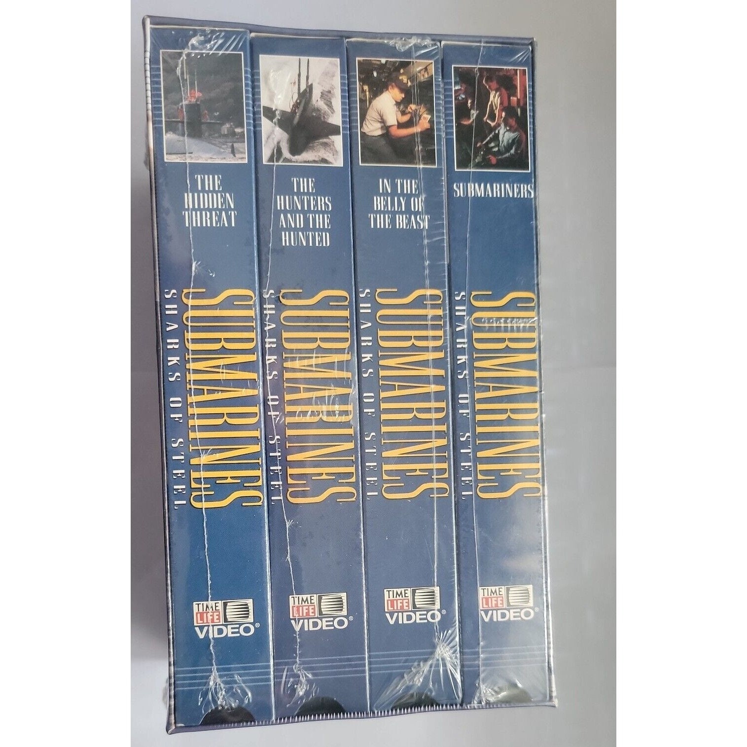 Submarines Sharks of Steel VHS 4 Video Tape Set Time Life Video Subs ...