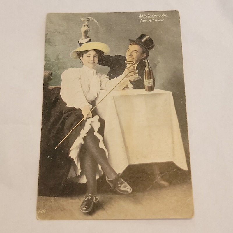 Risque Postcards - Etsy