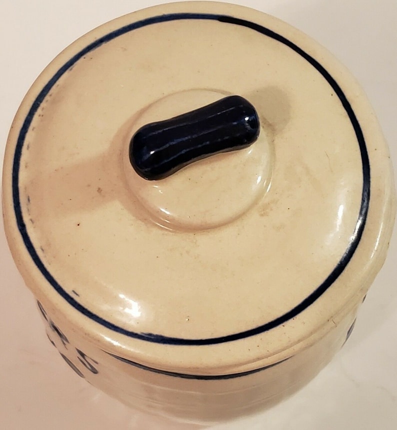 Pennant Planters Peanuts Ceramic Jar Antique Container Vintage Store ...