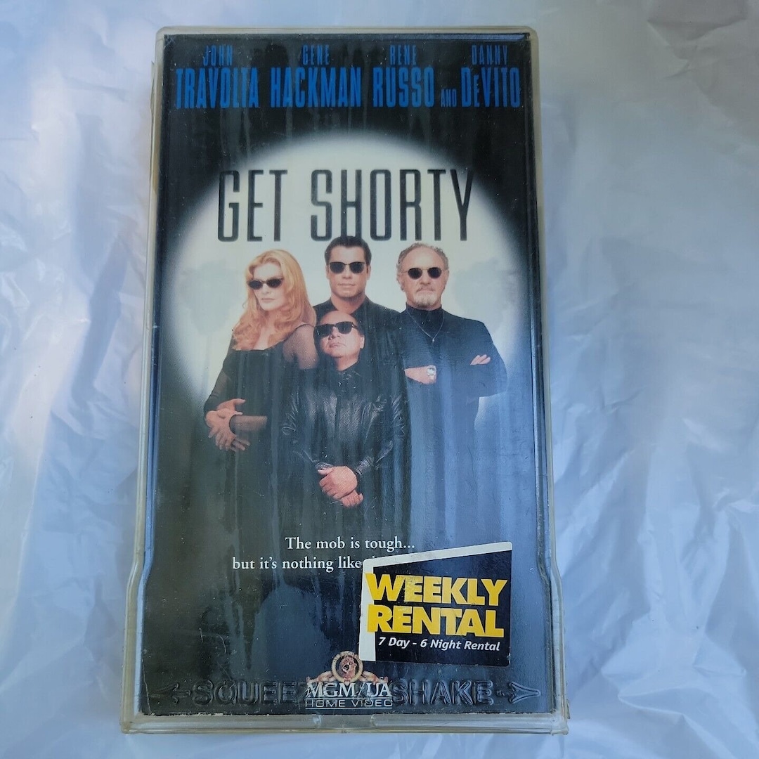 Get Shorty VHS West Coast Entertainment Video Rental Case 1997 1990s ...