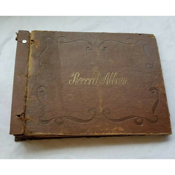 Record Album Empty Storage Holds 9 78 rpm Records Concourse Music Co ...