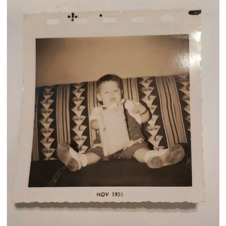 Toddler Baby 1955 Photo 1950s Family Snapshots Little Boy Girl - Etsy