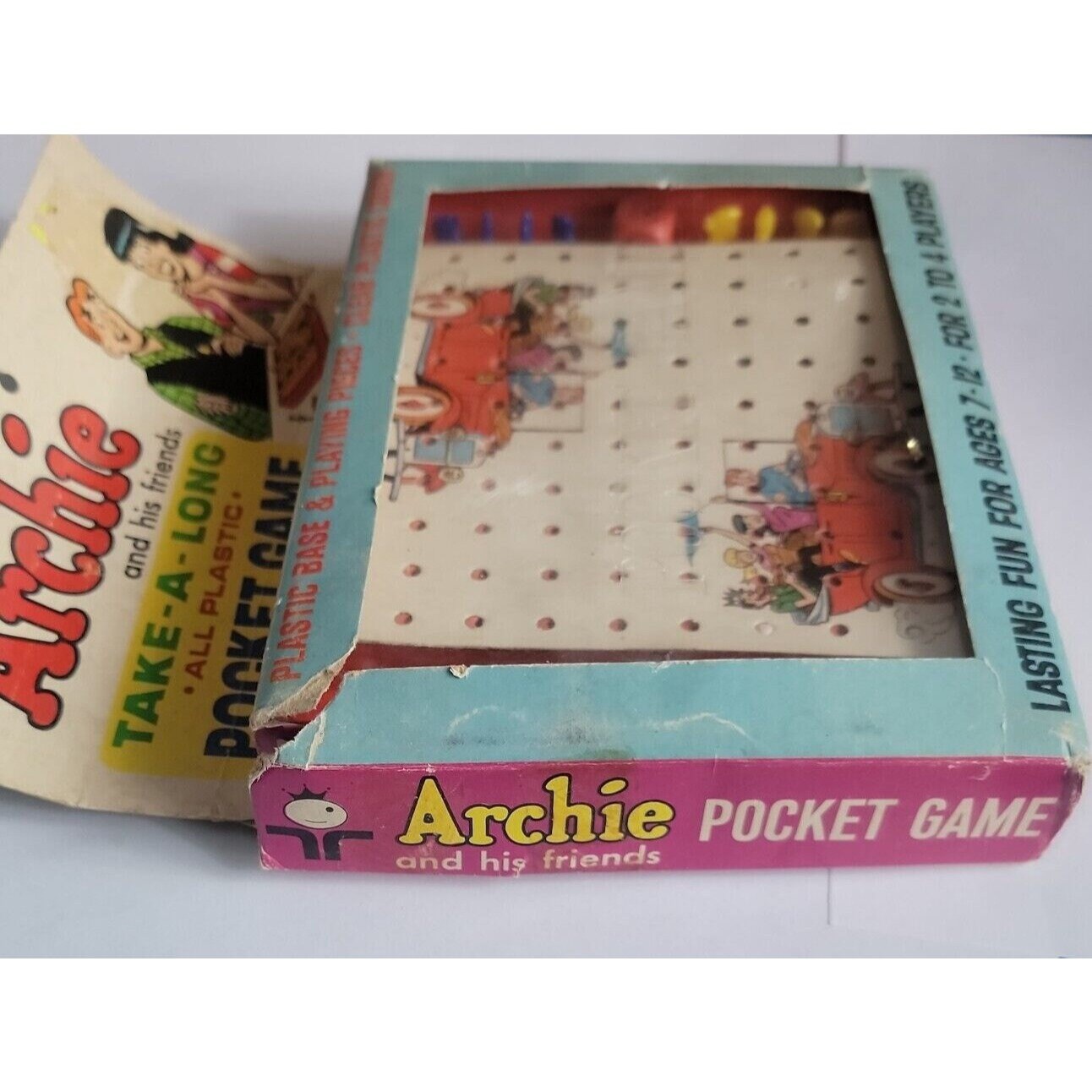 1968 Transogram Archie and His Friends Pocket Game Take A Long Plastic ...