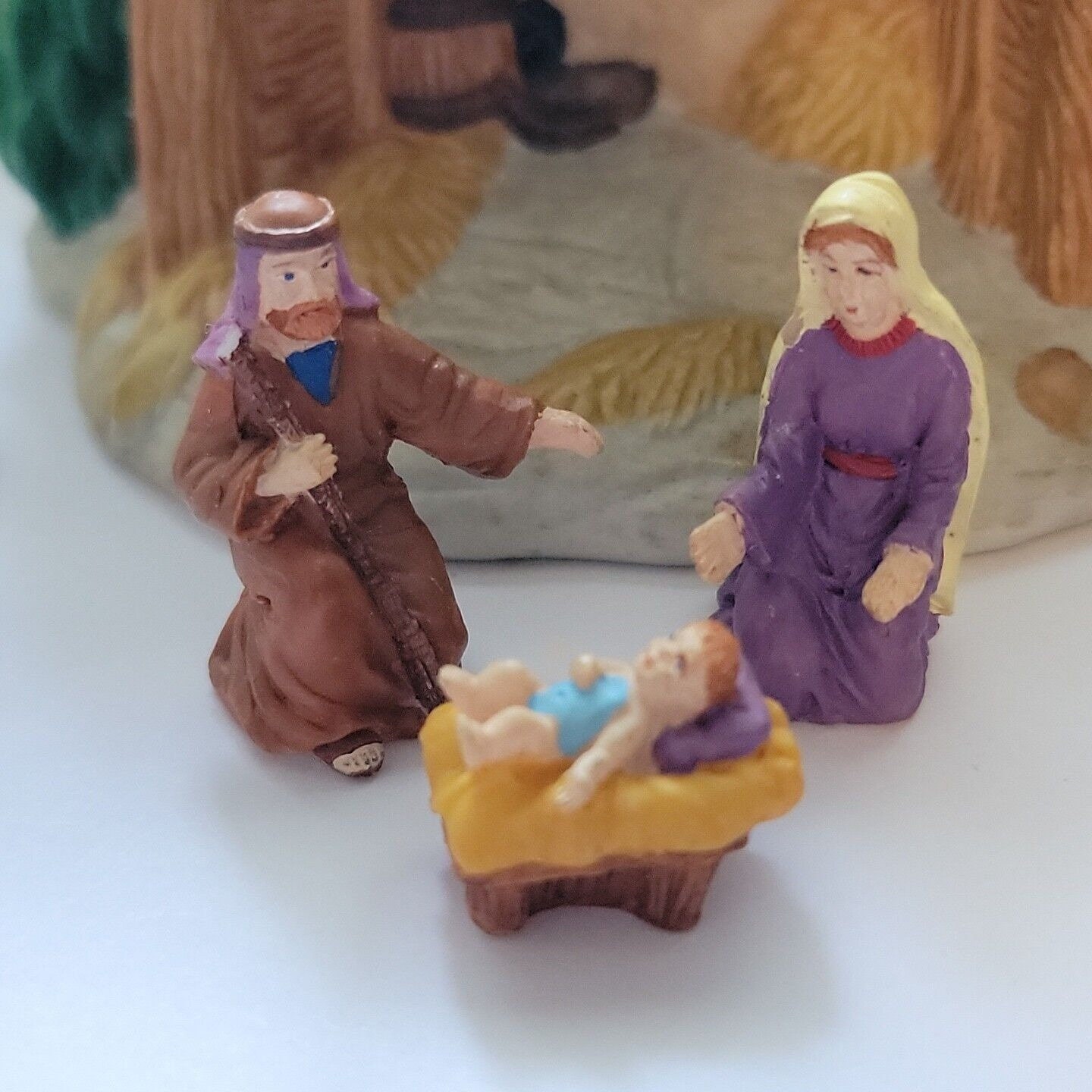 Christmas Nativity Scene NOMA 1996 Creche 1990s Holiday Decoration ...