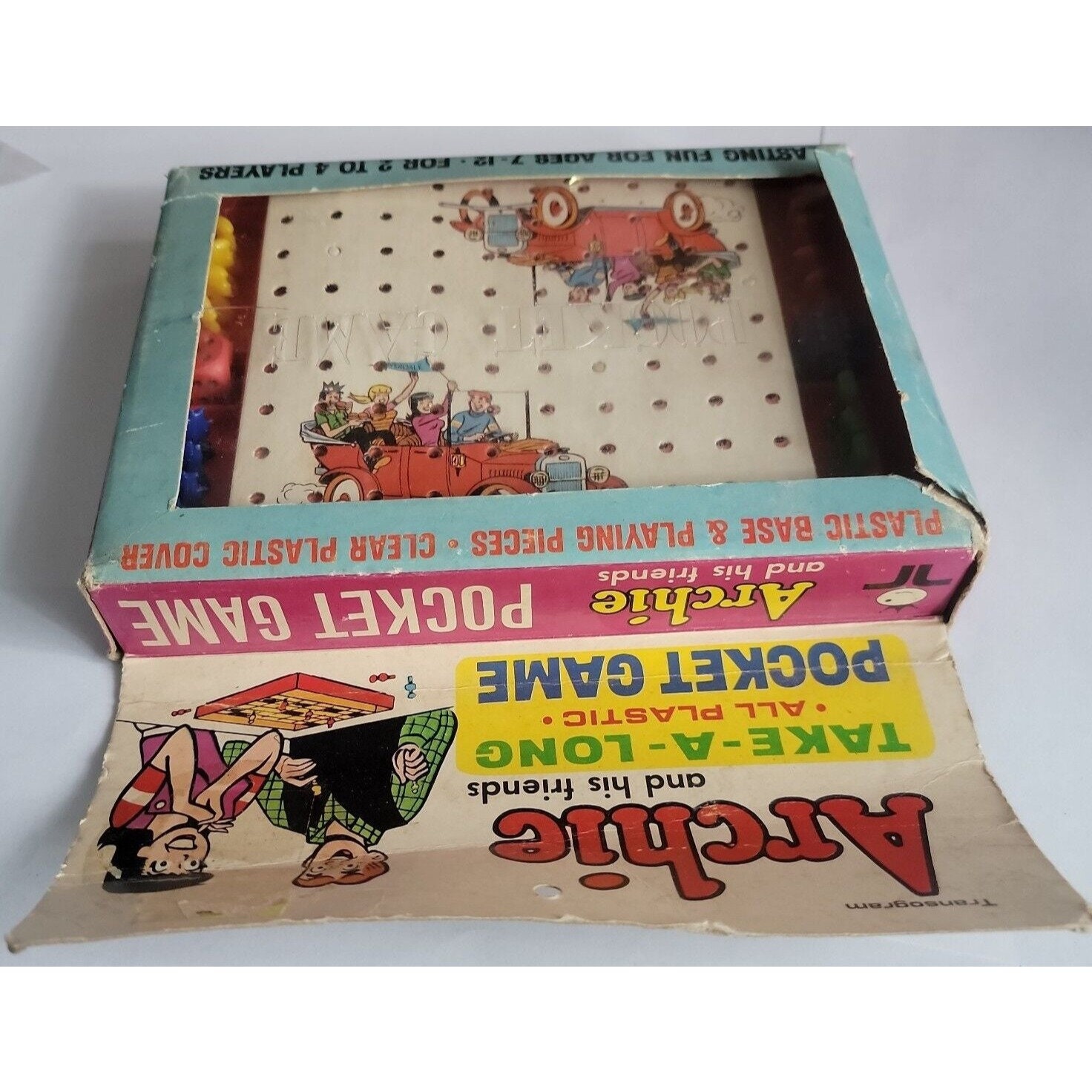 1968 Transogram Archie and His Friends Pocket Game Take A Long Plastic ...