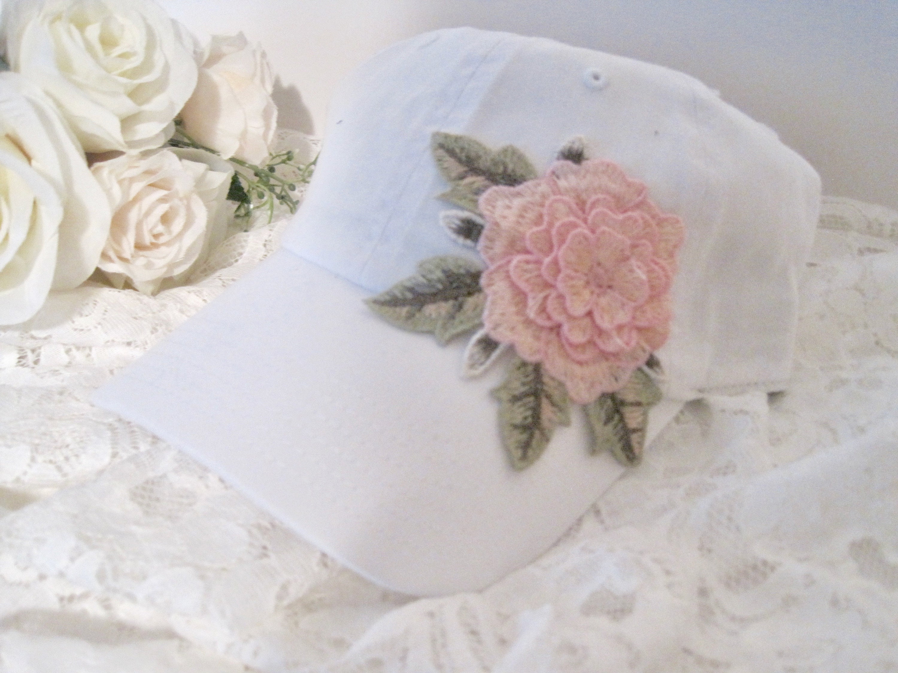 Flower Baseball Cap - Etsy