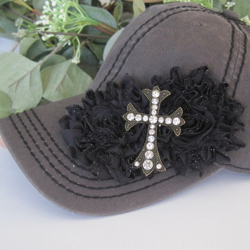 Bling Cross Hat - Etsy