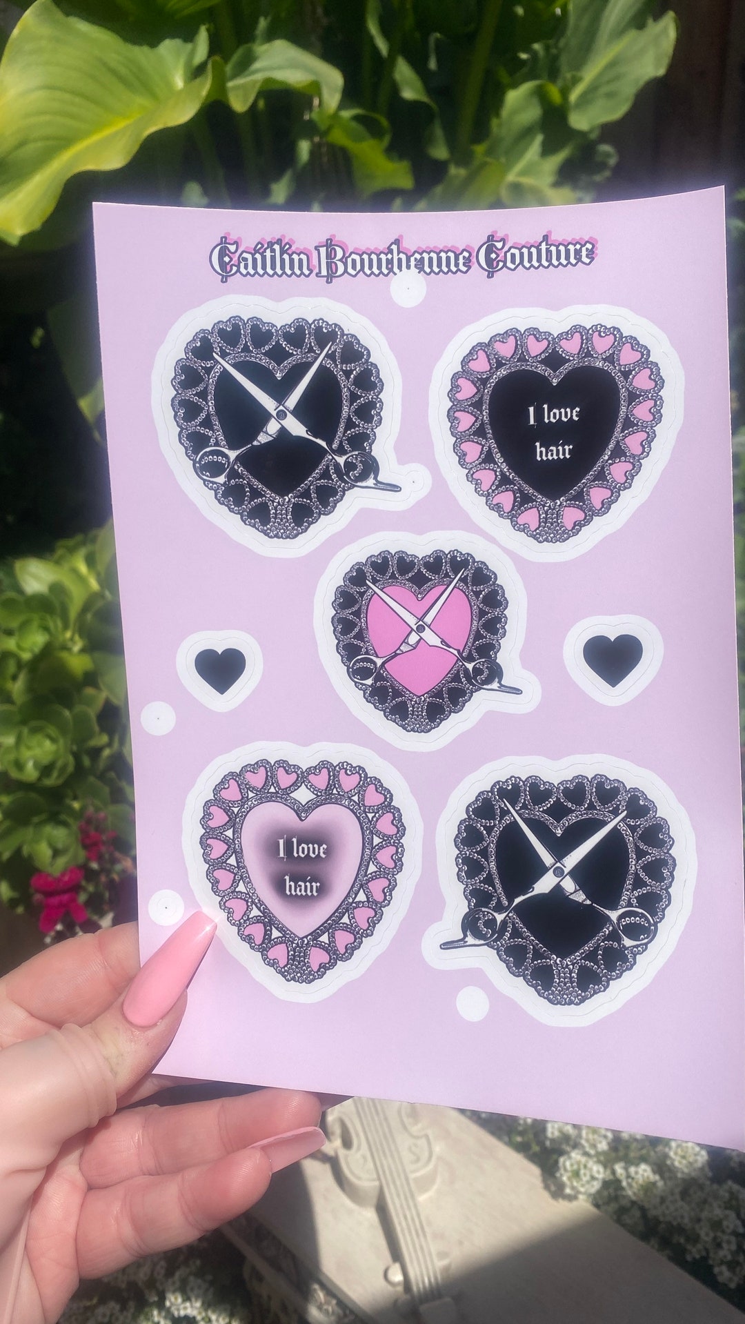 Salon Sticker Sheet - Etsy