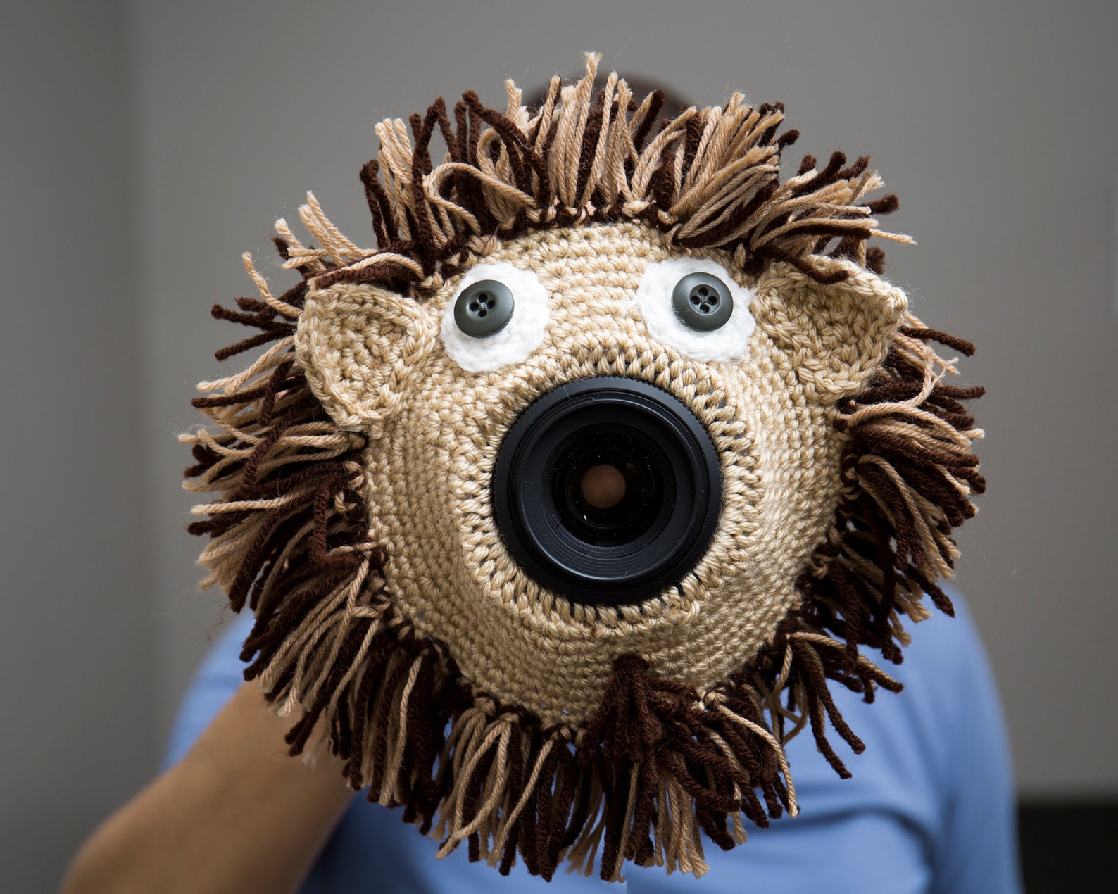 Animal Camera Buddy, Crochet Lens Shutter Hugger, Elephant Camera Buddy ...