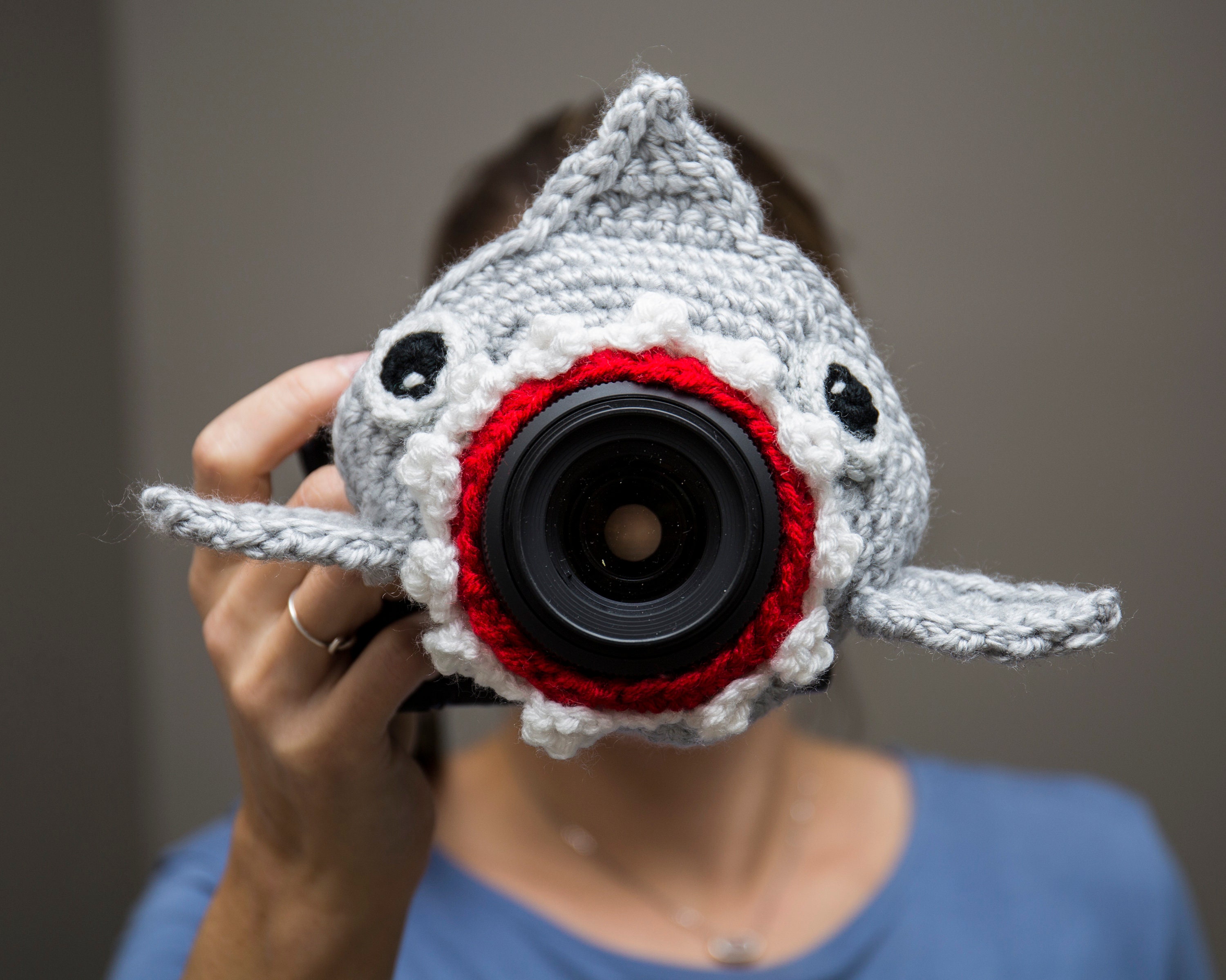 Animal Camera Buddy, Crochet Lens Shutter Hugger, Elephant Camera Buddy ...