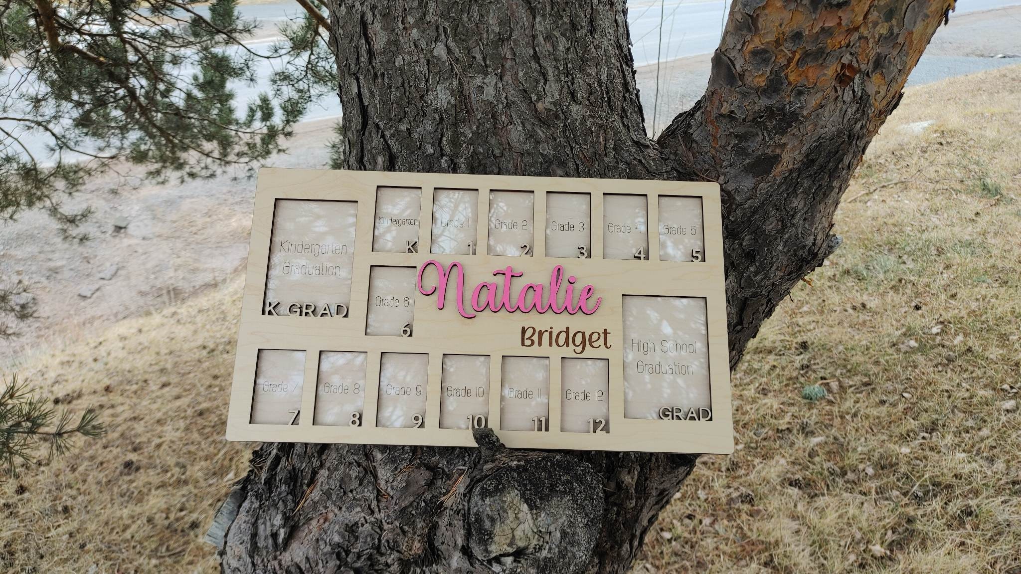 Pre Primary - Grade 12 School Years Photo Frame SVG Laser Cut File ...