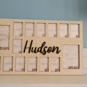 School Years Photo Frame SVG Laser Cut File Kindergarten High School ...