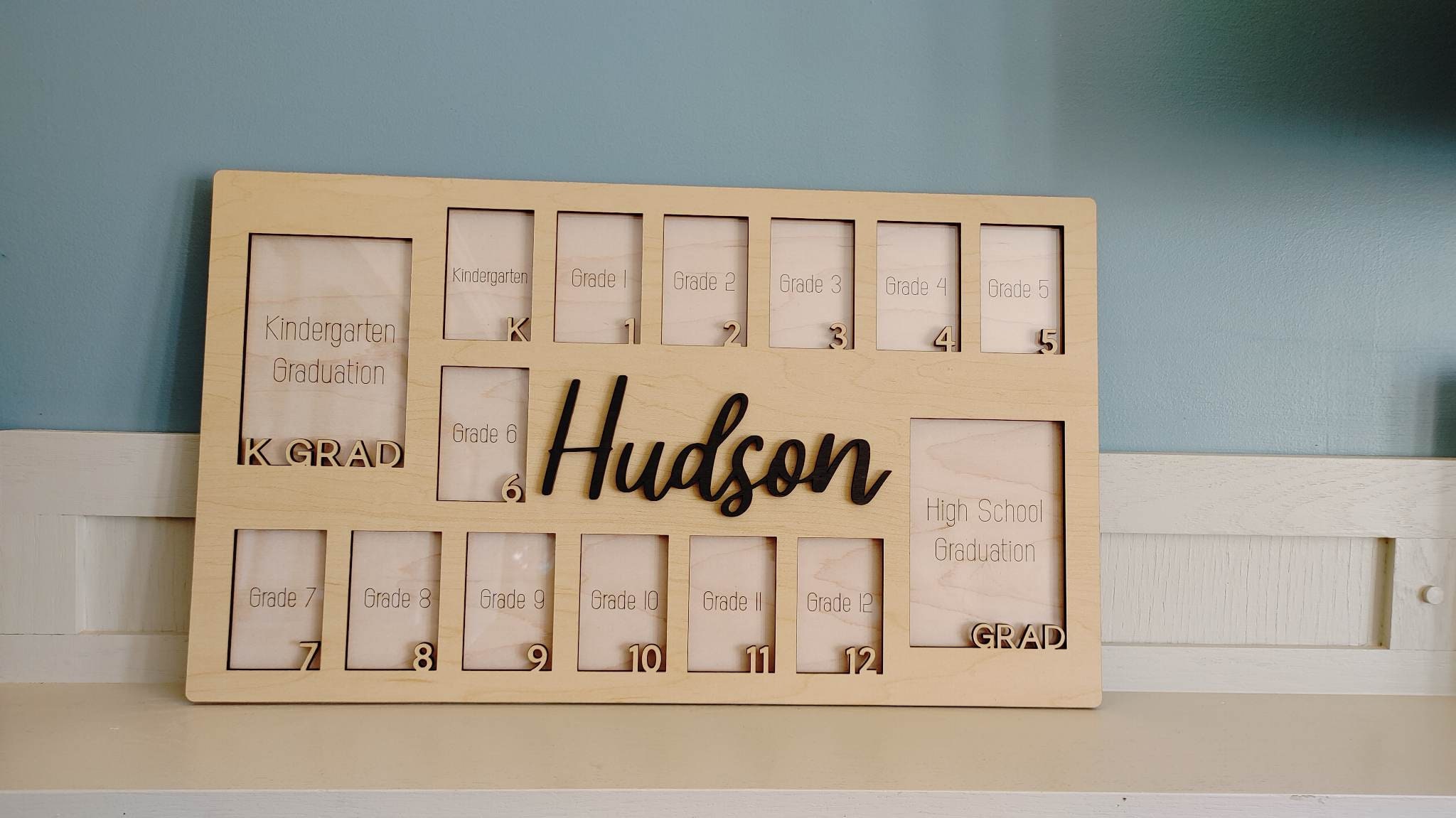 School Years Photo Frame SVG Laser Cut File Kindergarten High - Etsy ...