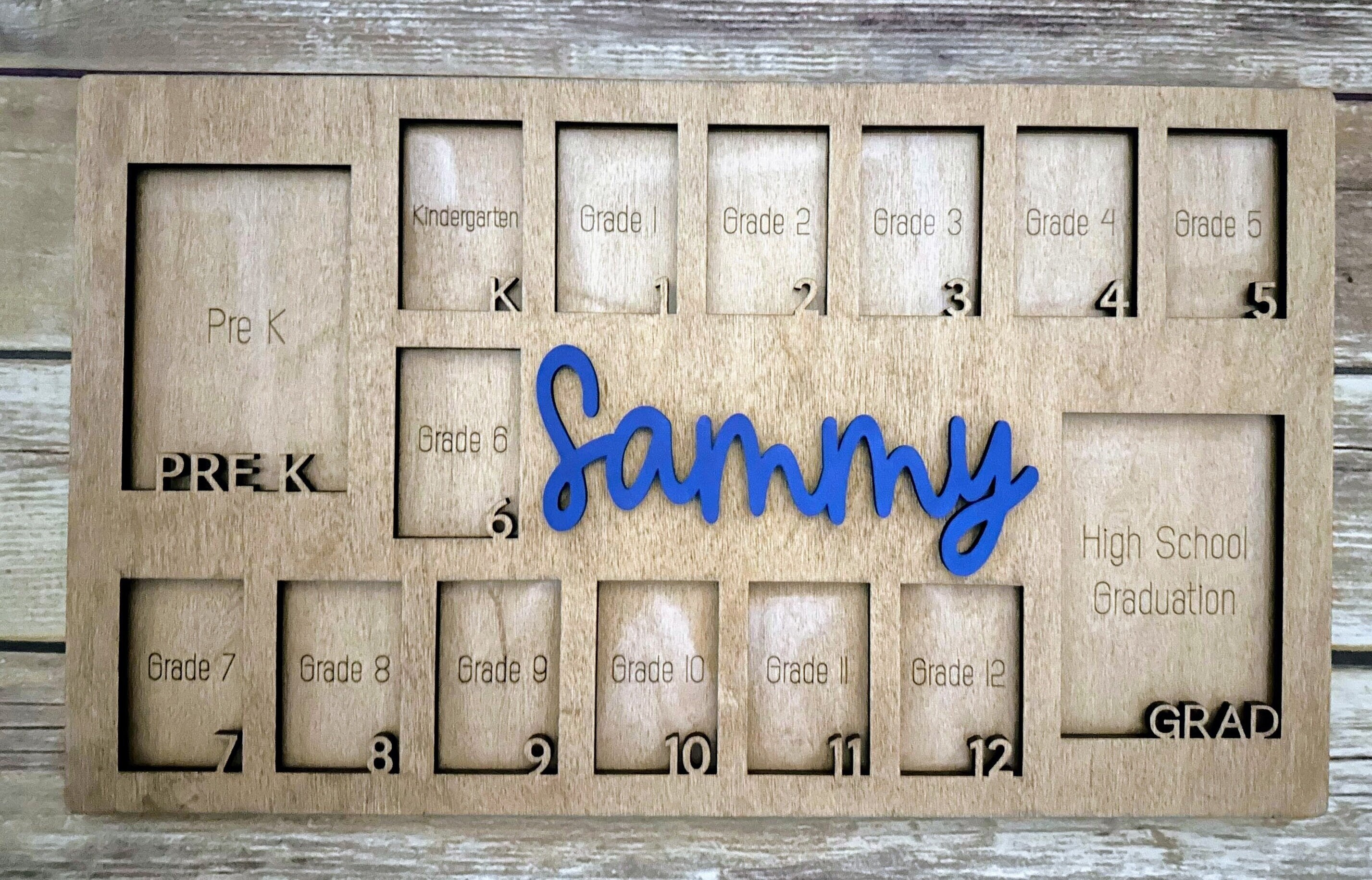 School Years Photo Frame SVG Laser Cut File Kindergarten High - Etsy Canada