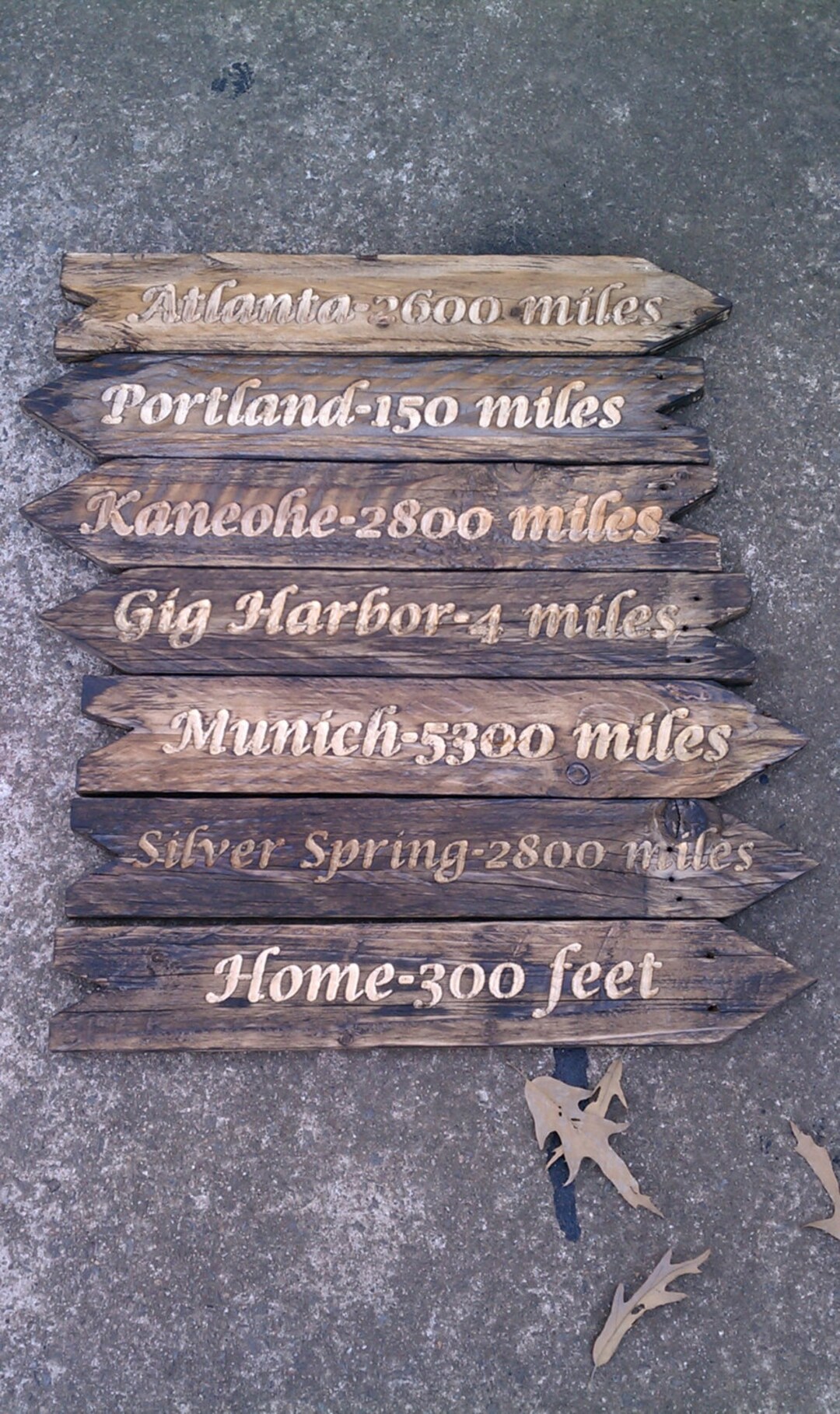 Rustic Wooden Arrow Sign / Custom - Etsy