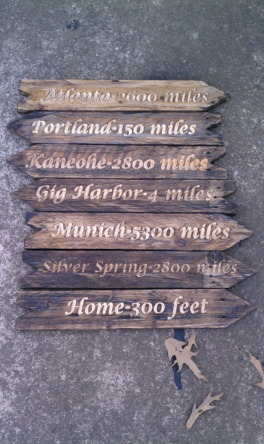 Rustic Wooden Arrow Sign / Custom - Etsy