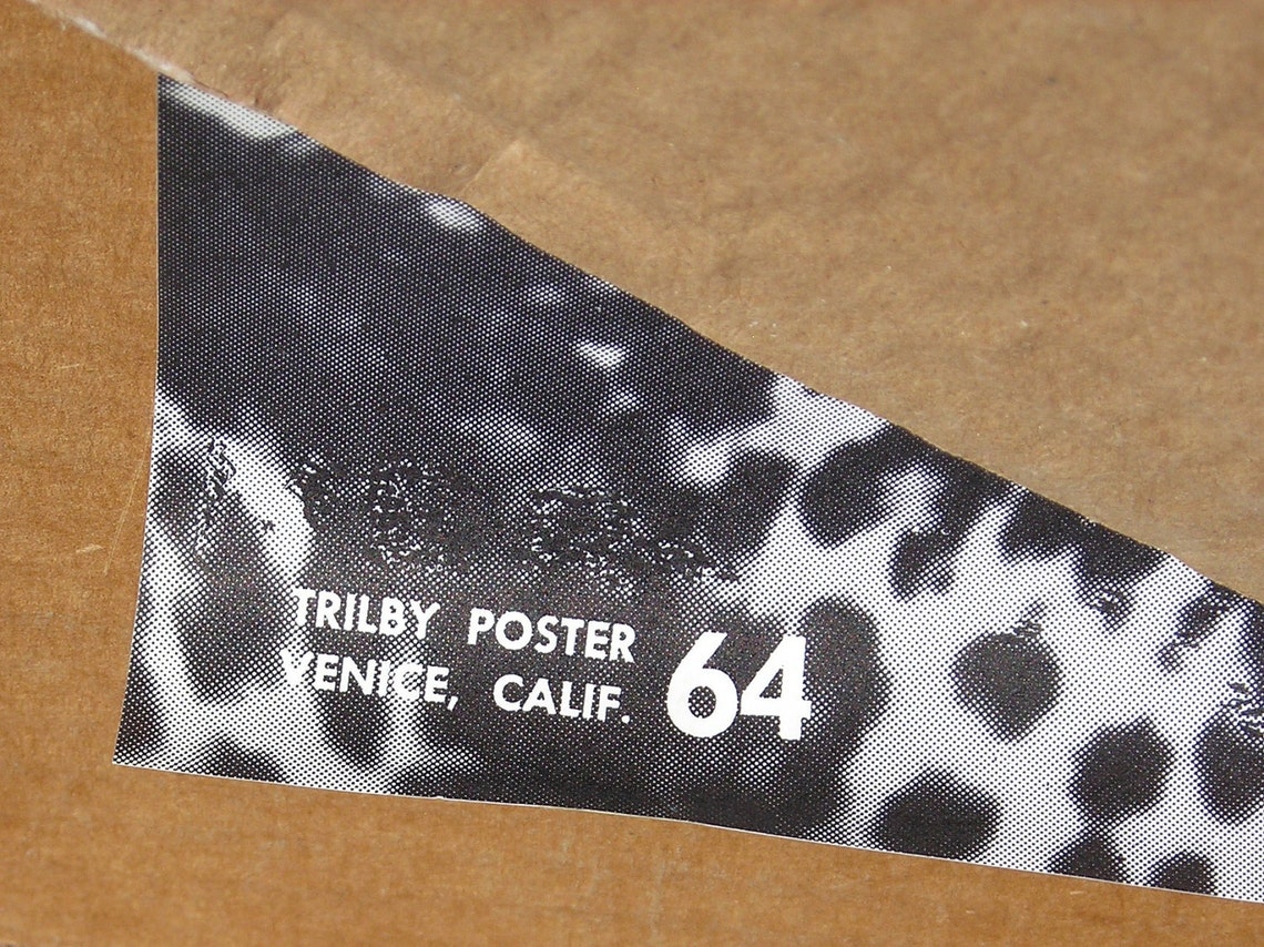 Vintage 1960s B&W Trilby Ava Gardner Poster NOS Pin Up - Etsy