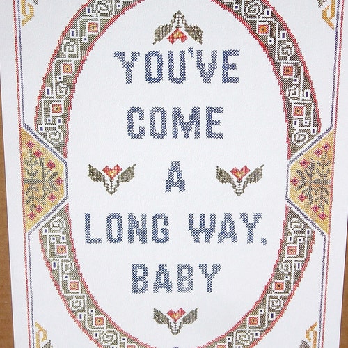 Vtg SMALL 1976 You've Come a Long Way Baby Hippie Poster - Etsy