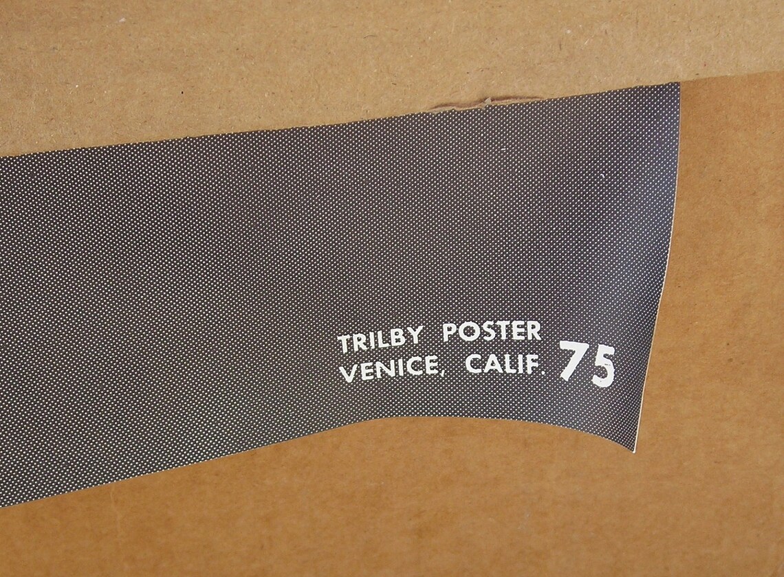 Vtg. 1960s Black and White Trilby Brando & Leigh Movie Poster - Etsy