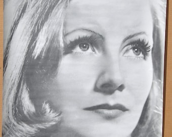 Vintage 1960s B&W Trilby Jean Harlow Movie Poster NOS | Etsy