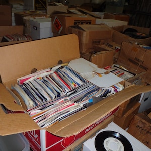 Nice Lot of (50) 45's Records Jukebox 7" 45 RPM Vinyl Records Juke Box ...