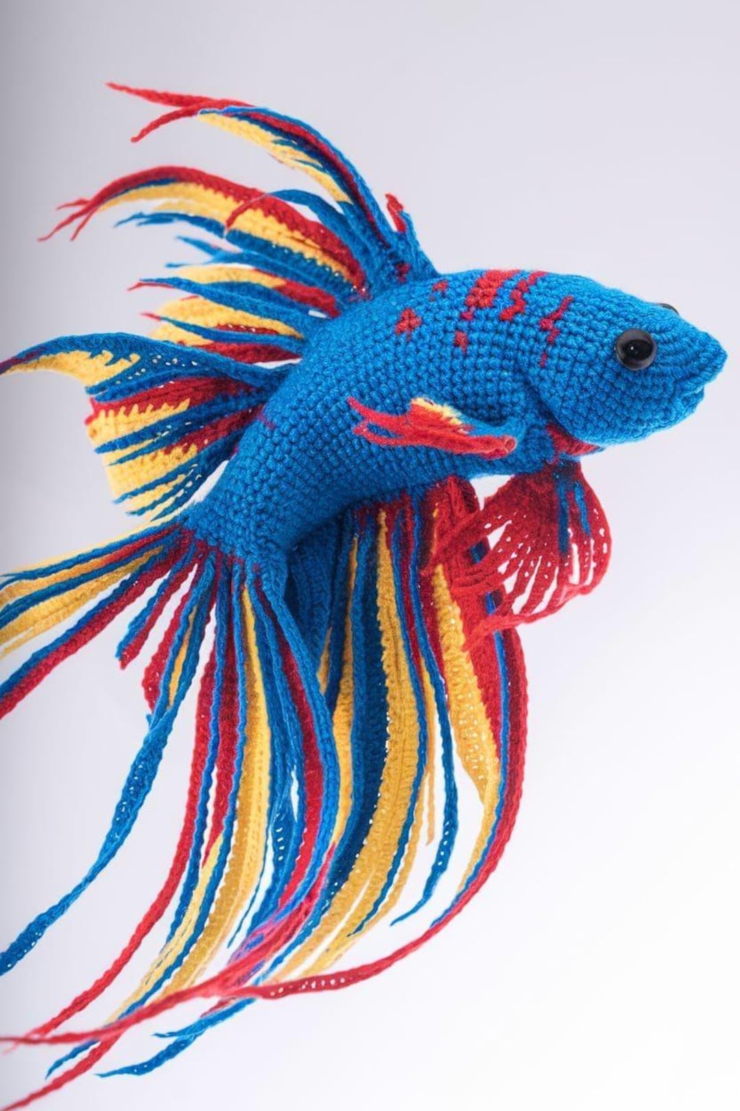 Betta Fish Amigurumi Crochet Pattern | Realistic Flowing Fins PDF - Etsy