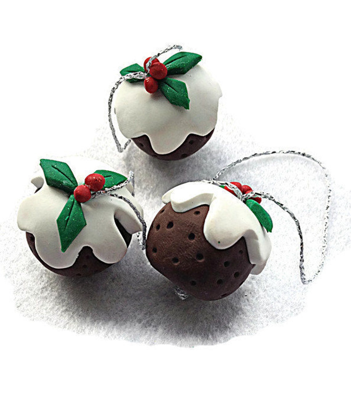 Christmas Pudding Tree Decorations, Christmas Decor , Christmas ...