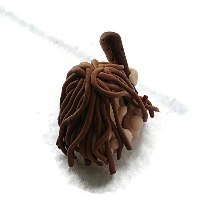 Cute Caveman Cake Topper Cake Decoration Polymer Clay - Etsy Denmark