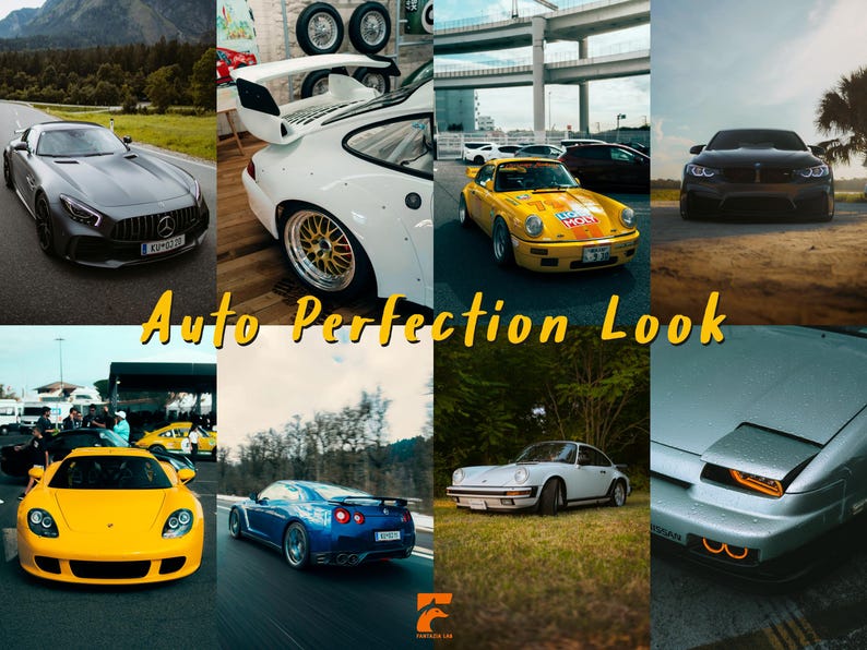 500 Car Photography Lightroom Presets Bundle | Automotive Presets ...