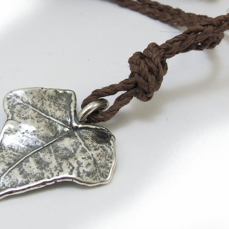 Ivy Leaf Necklace - Etsy