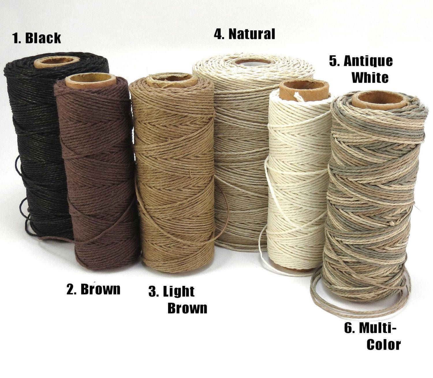 Customizable Hemp Cord With Rustic Hook Clasp - Natural Earth Tone Hemp ...