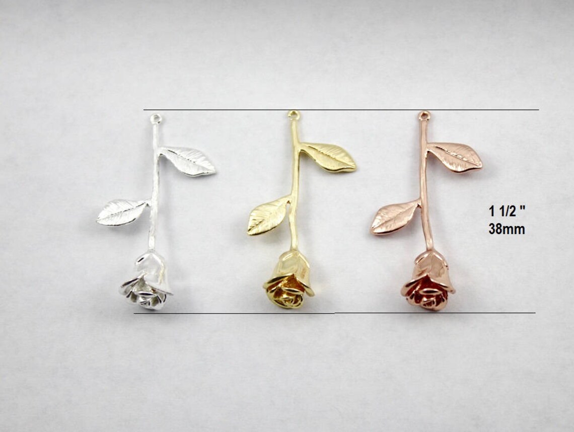 Personalized Initial Rose Flower bracelet Beauty And Beast | Etsy