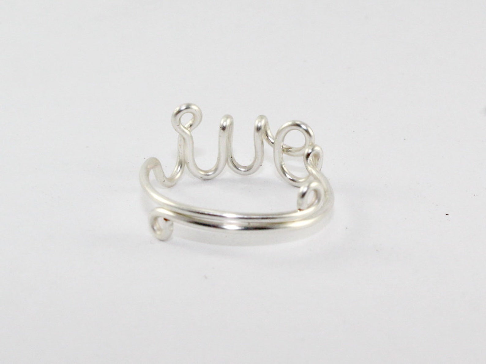 OUI Ring Silver Wire Adjustable Ring French Word Ring Yes - Etsy