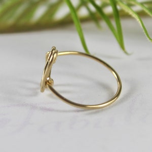 Double Heart Ring - Heart to Heart Love and Friendship Symbol Ring, 14K ...