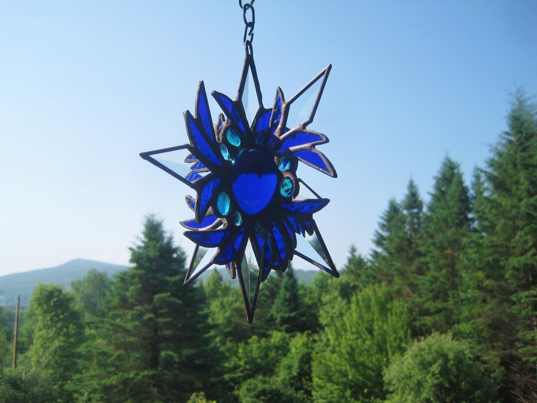 Star Sparkle, Stained Glass, 3D - Etsy