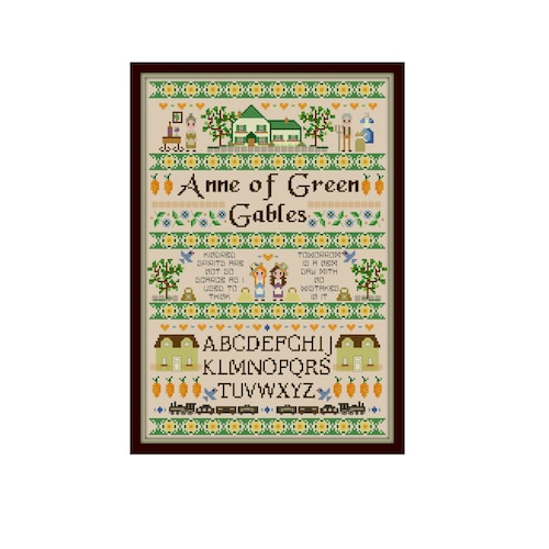 Anne of Green Gables House Cross-stitch Pattern Digital - Etsy