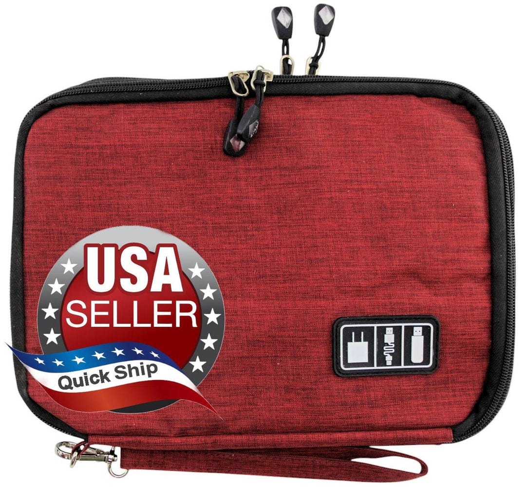 New Sikadi Computer Peripherals Case Usbs Cables Chargers + •2 Zip ...