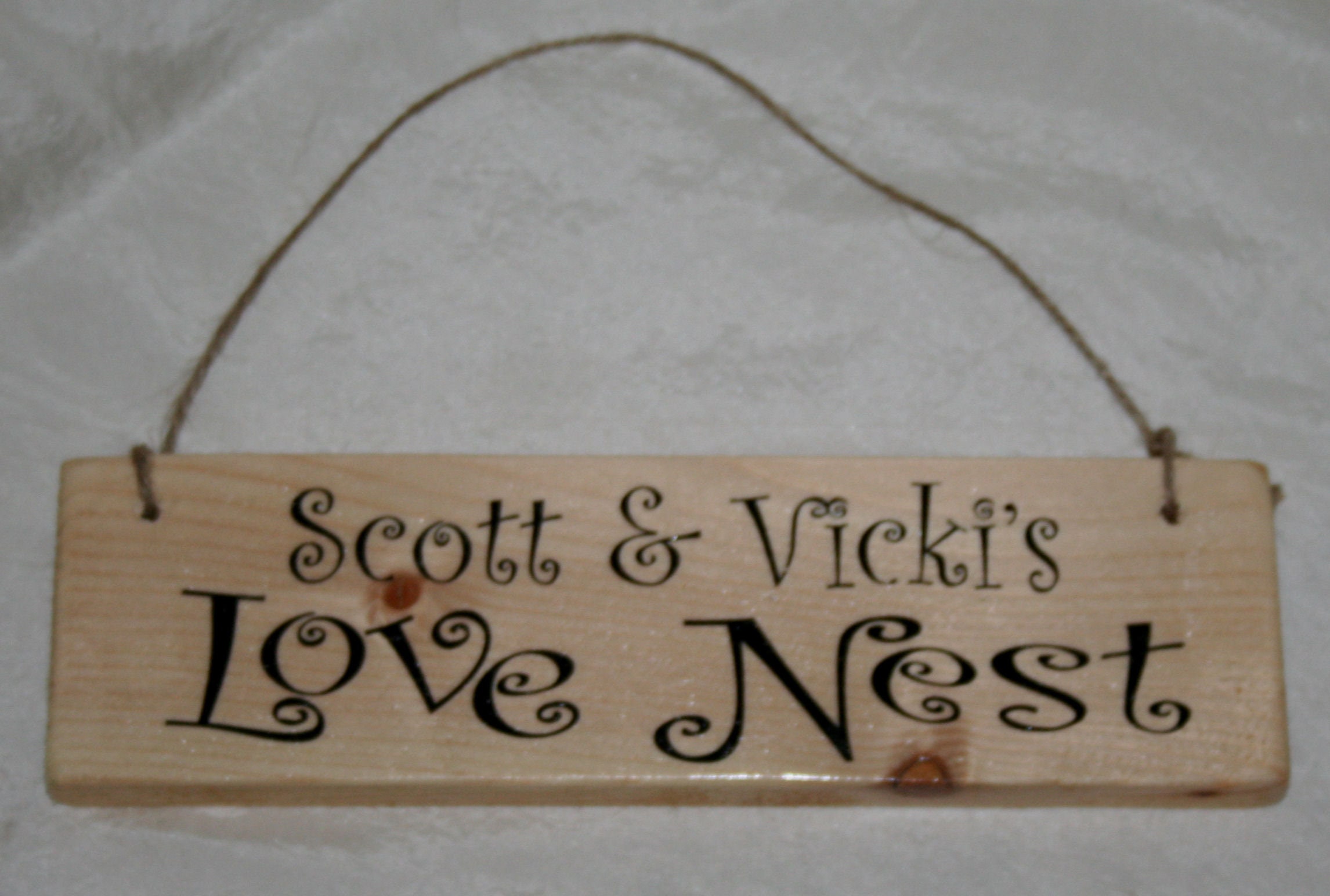 Custom Made Personalised Name Love Shack Hanging Sign Indoor | Etsy