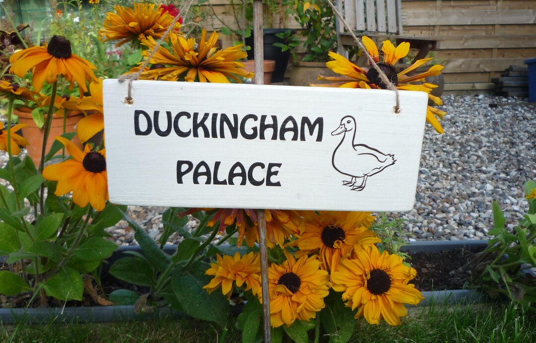 Personalized Chicken Coop Duck House Sign: Cluckingham Duckingham ...