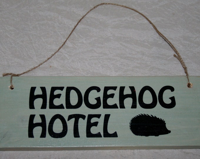 HEDGEHOG HOTEL Do Not Disturb Wood or Metal Sign With Add Your Own Text ...