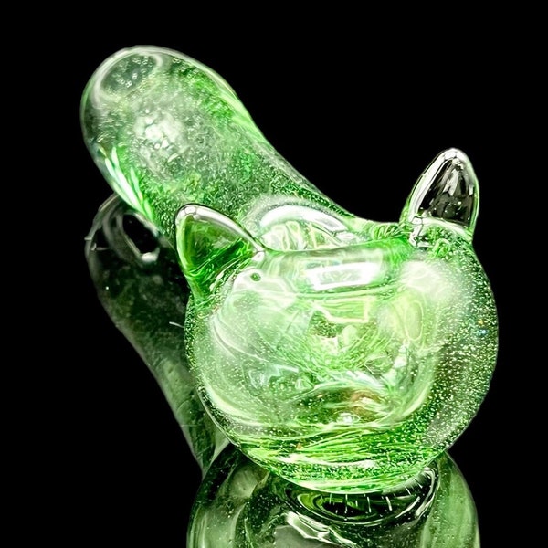 Green Glass Pipe - Etsy