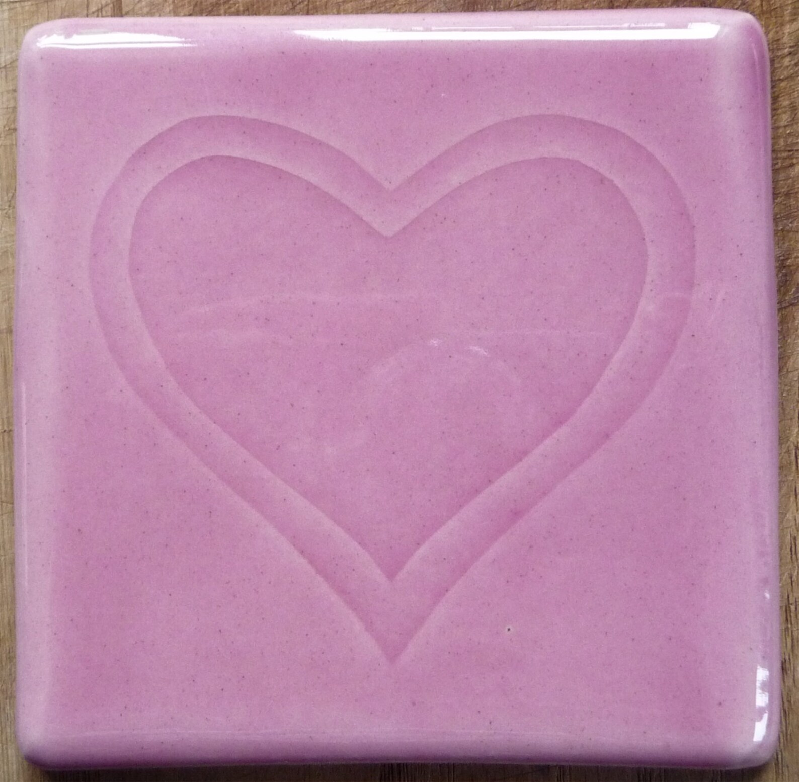 Lilac Heart Design Tile - Etsy