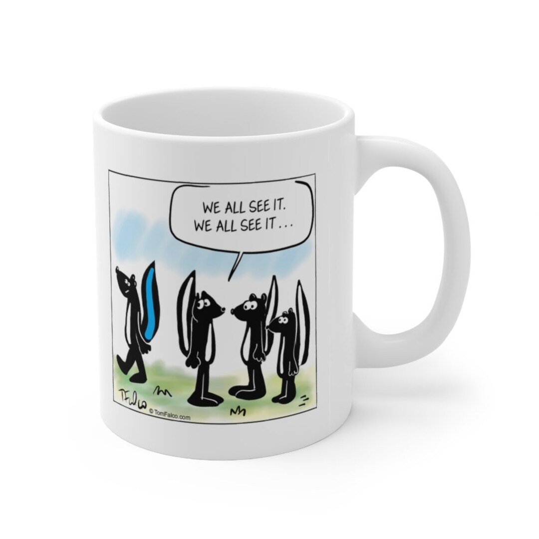 We All See It Comic Strip - Ceramic Mug 11 Oz, Progressive Insurance ...