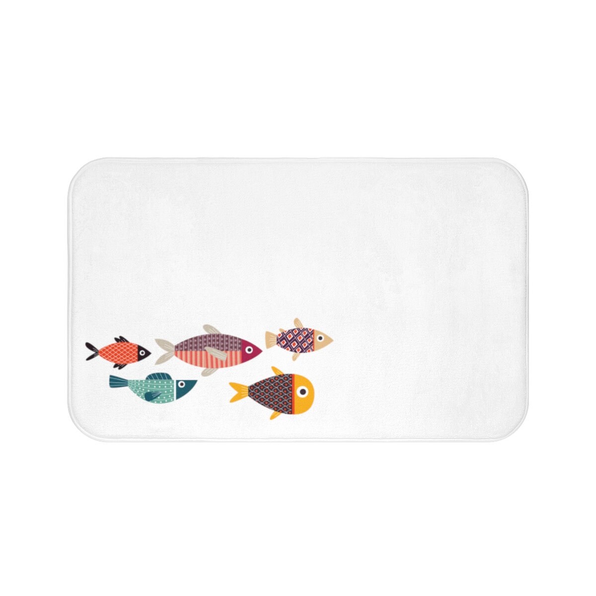 Fish Bath Mat, Fishing, Lake Fish, Bathroom Decor, Bath Mat, Bathmat - Etsy