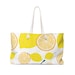Lemon Weekender Bag, Lemon, Lemony, Tote Bags, Summer Totes, Lemon ...